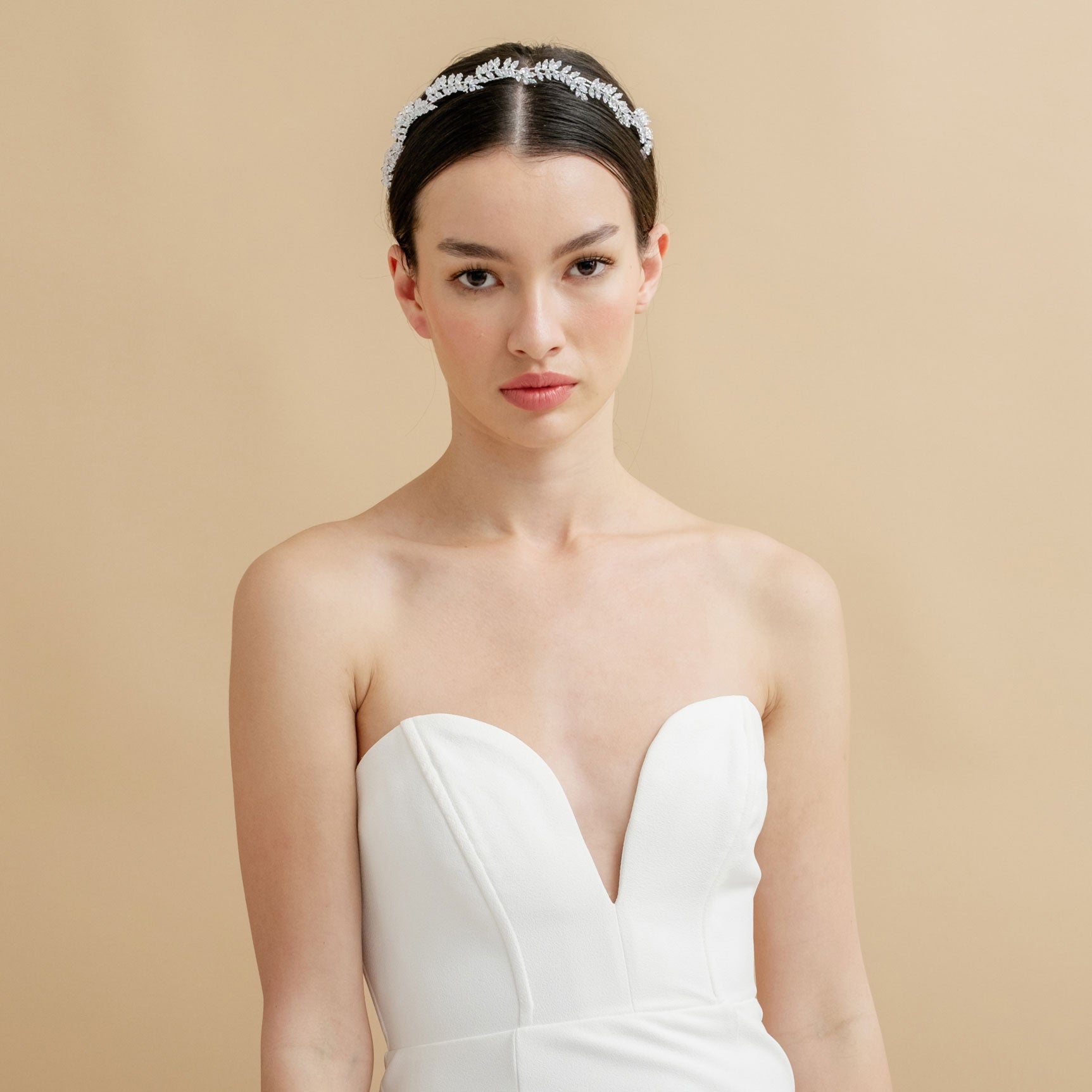 Saint crystal leaves headpiece | Aria – Liberty in Love
