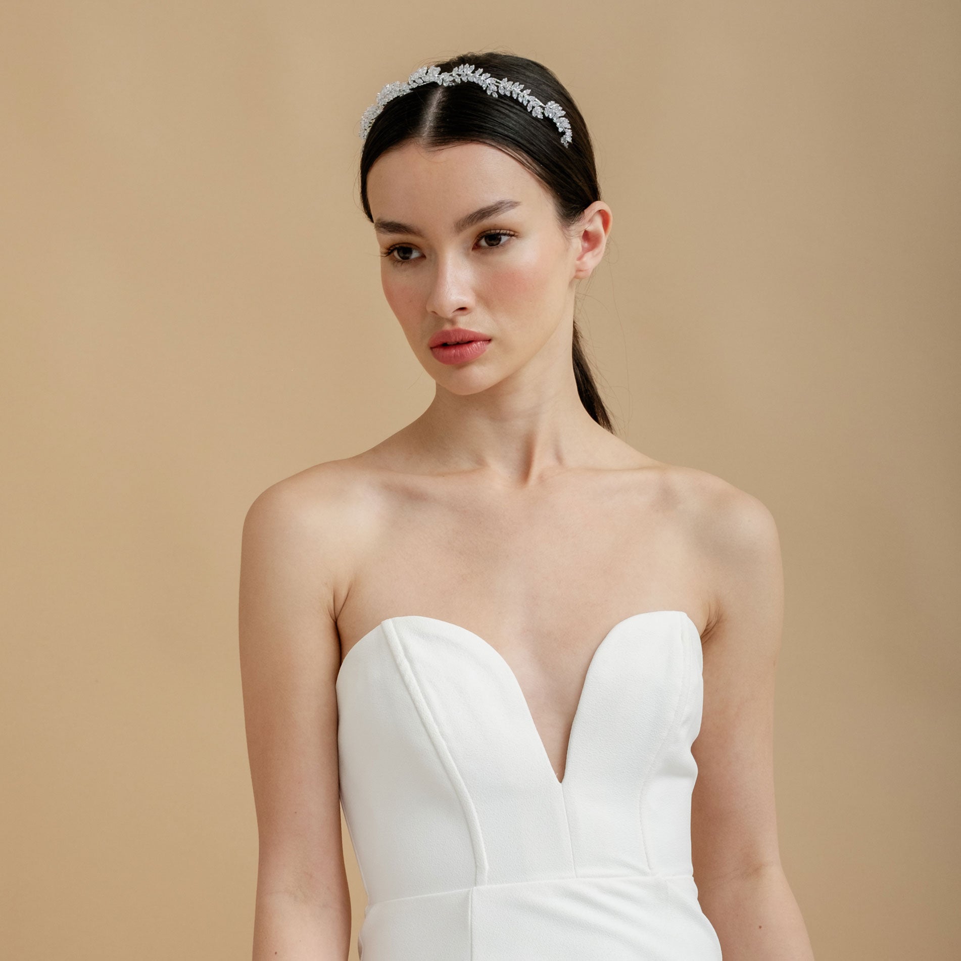 Saint crystal leaves headpiece | Aria – Liberty in Love