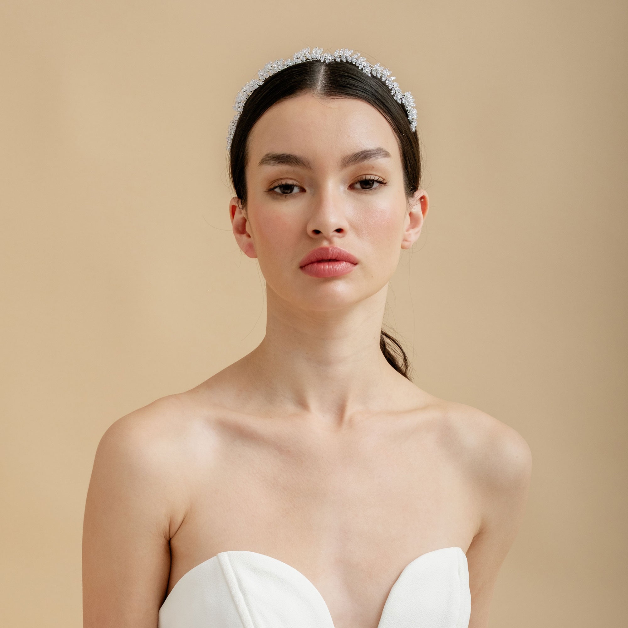 Saint crystal leaves headpiece | Aria – Liberty in Love