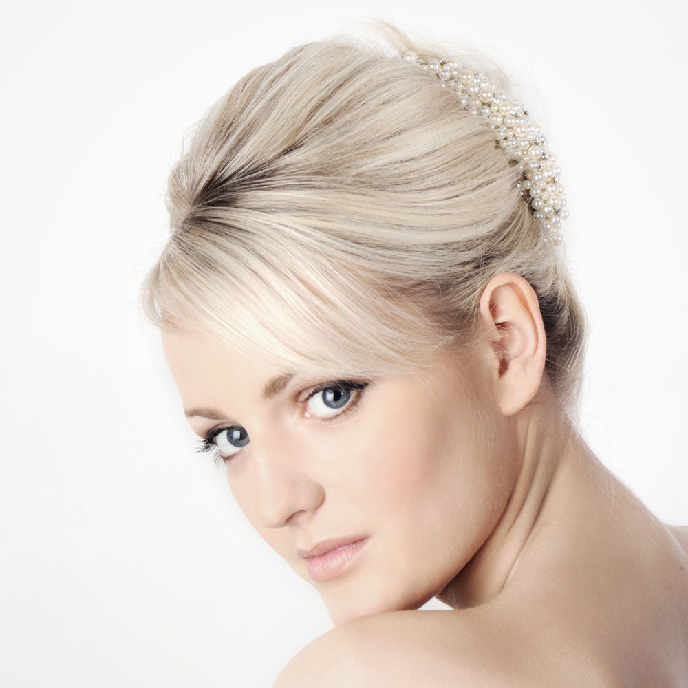 Melanie comb by Leigh-Anne McCague | Large pearl bridal comb – Liberty ...