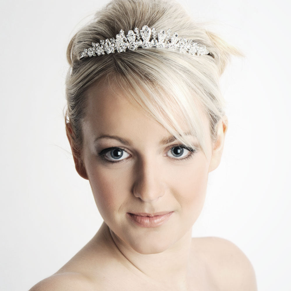 Crystal wedding tiara (UA929T) by Urban Angels| Crystal bridal tiara ...