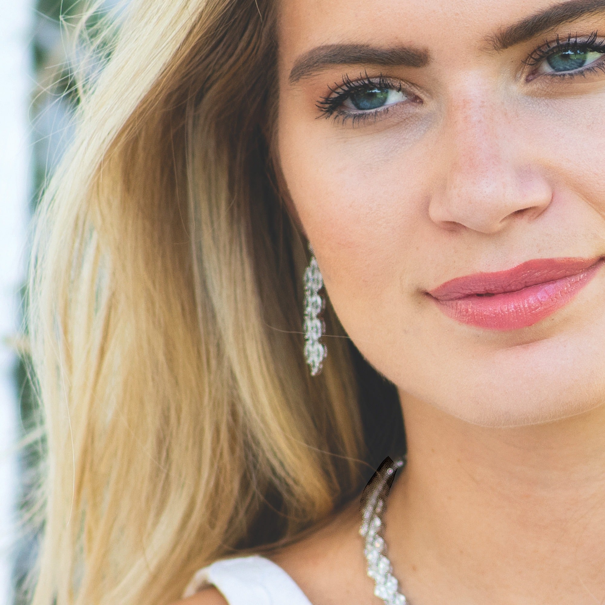 Lincoln crystal triple row drop earrings | Ivory and Co – Liberty in Love