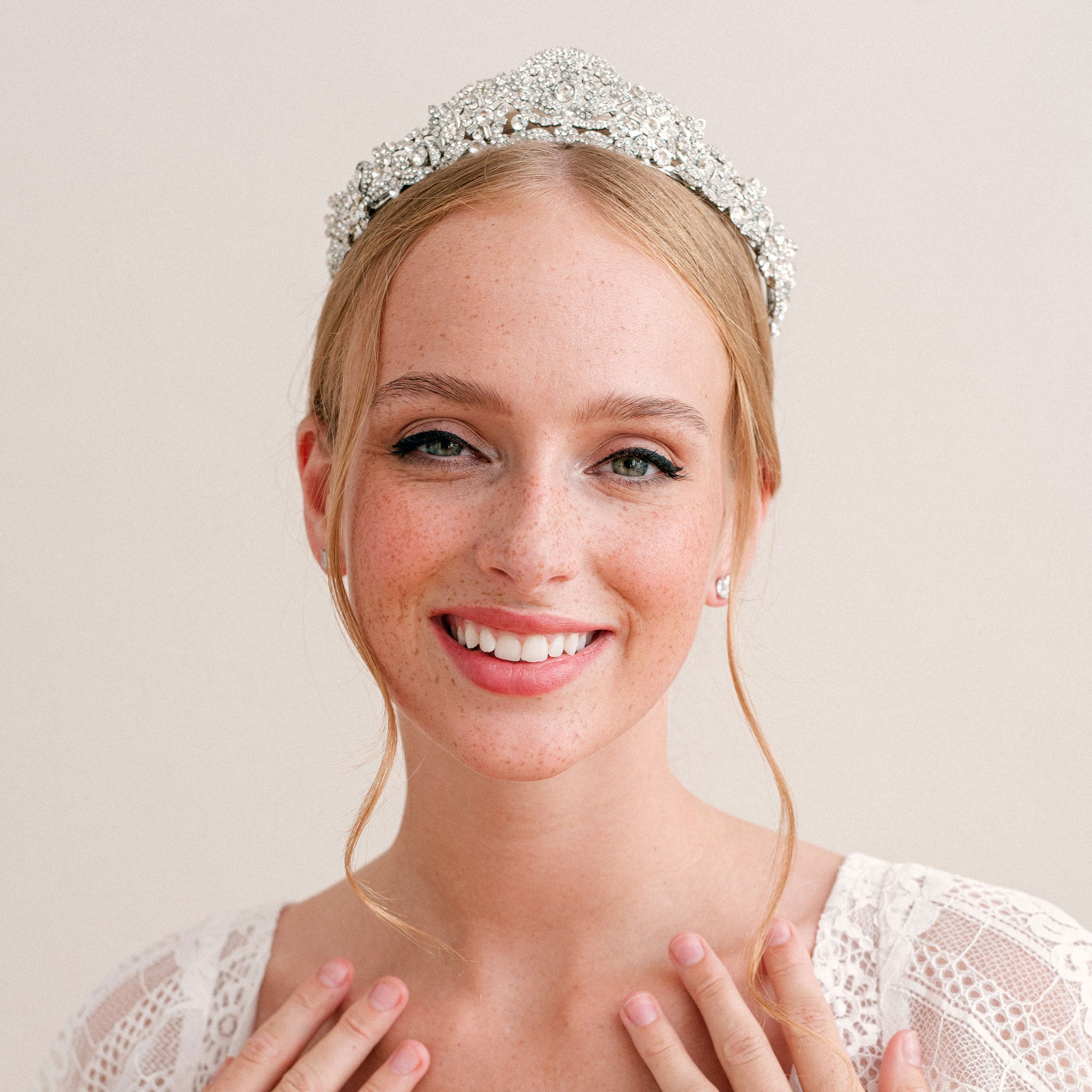 Princess Mia crystal art deco tiara | Ivory & Co – Liberty in Love