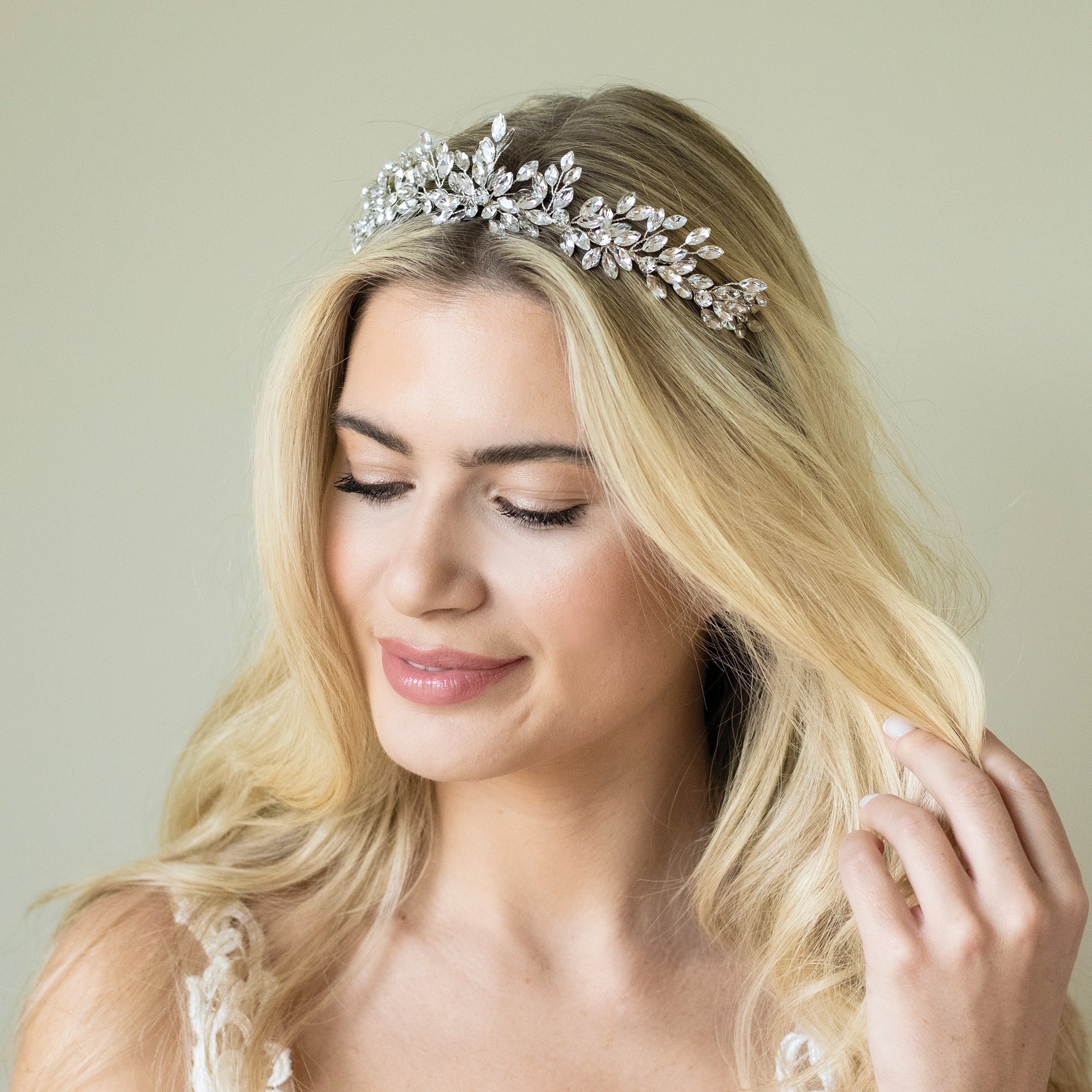 Winterstar crystal starburst tiara | Ivory & Co – Liberty in Love