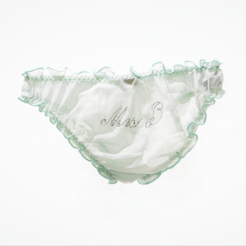 Personalised 'Mrs' silk bridal knickers | Bespoke crystal knickers | by ...
