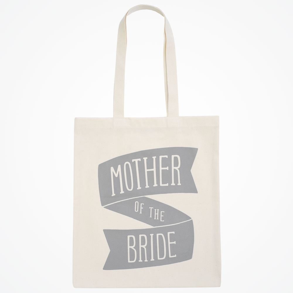 Mother of bride tote bag (grey) | Wedding tote bags | Alphabet Bags ...