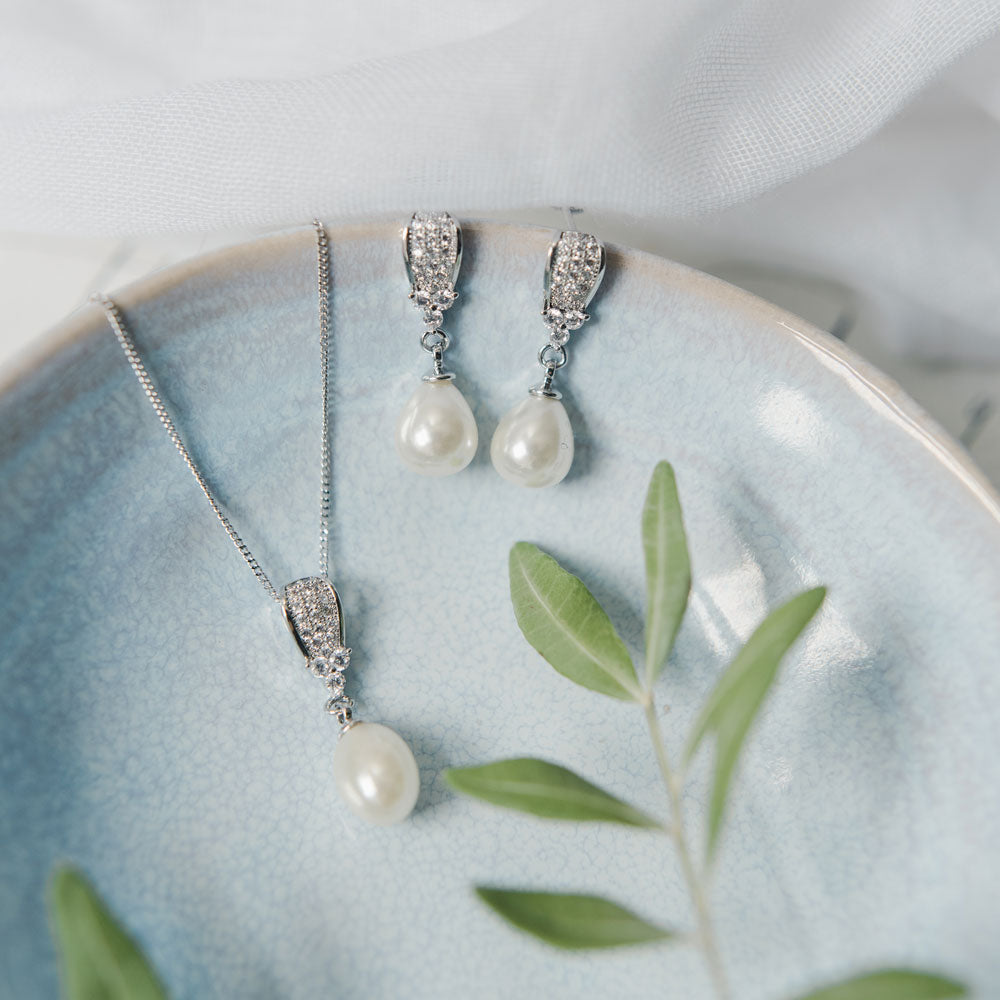 Silver bridal jewellery set | Serrano | Ivory and Co – Liberty in Love